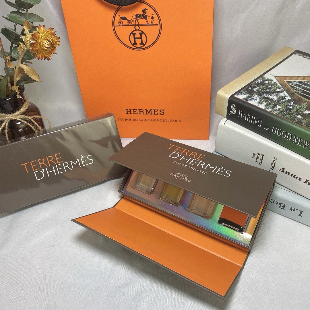 Hermes Hermes Terre Earth Perfume Travel set 4-piece gift box – ZAUK COLORS
